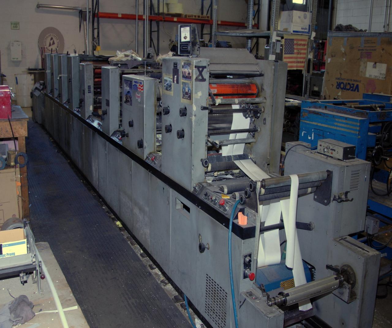 Lot #41: 1978 Didde-Glaser Web Press Model B/DG175 4 color with 2 ...